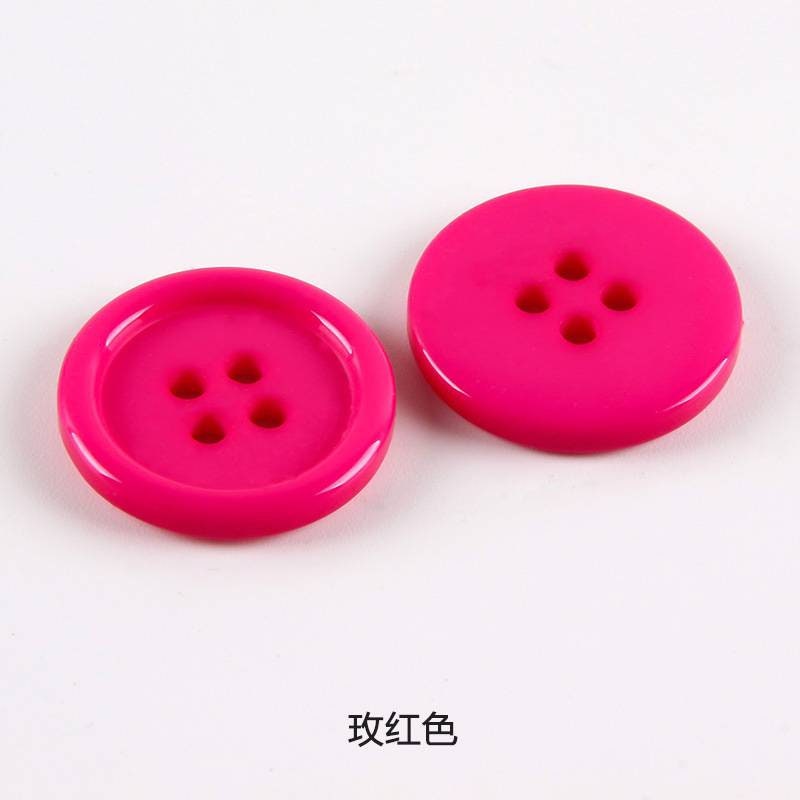 15mm/18mm/20mm 100pcs 4-holes Resin Button for DIY Handmade - Etsy