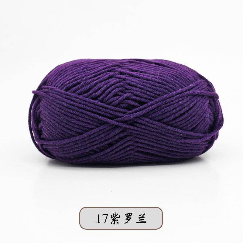 Pink & Purple Series 5 Ply 50g High Quality Milk Cotton Knitting ...