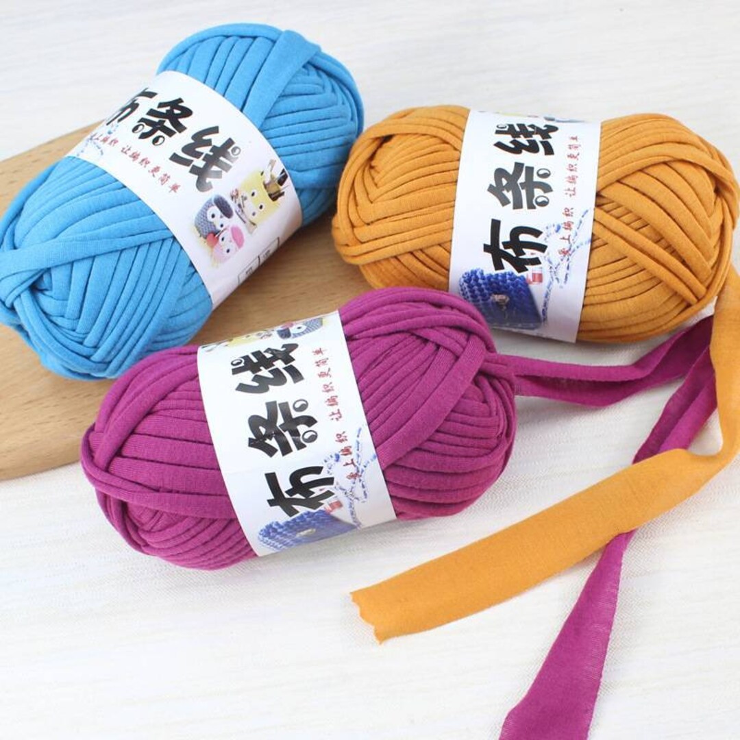 26colors 32m/roll 100g Hand-knit Fabric Thread Basket DIY Crochet Cloth ...