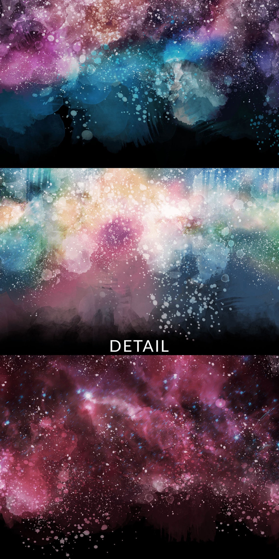 16 PNG Space. Galaxy Borders, Digital Pack, Instant Download, Border ...