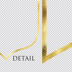 16 PNG Gold Fancy Flag Shapes, Digital Pack, Instant Download, Design ...