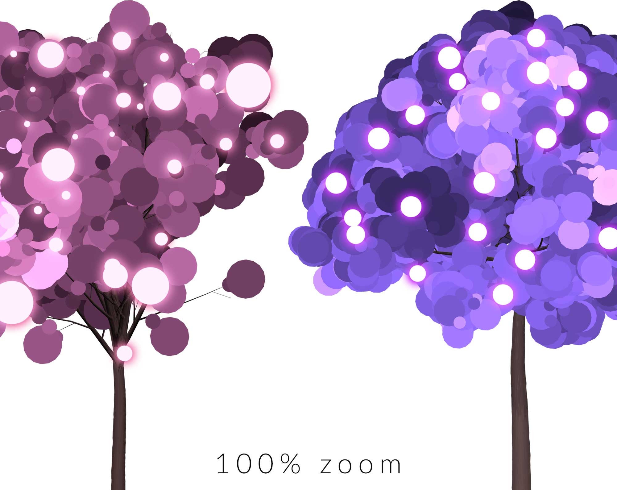 18 PNG Digital Bokeh Trees Clip Art Collection With - Etsy