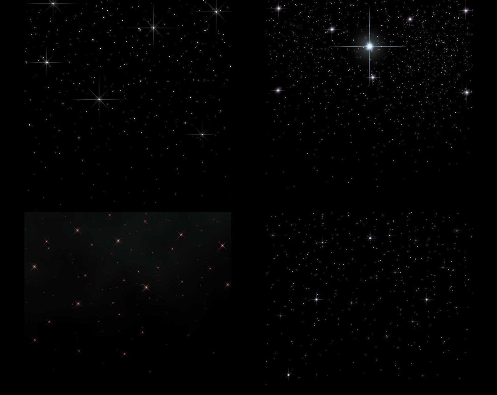 14 Stars Overlays With Transparent Background Digital Pack | Etsy UK