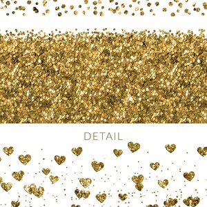 16 Gold Glitter Borders, Border Overlays, Digital Files, Instant ...