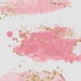 16 PNG Digital Pink Watercolor Washes and Brush Strokes With Gold Foil ...