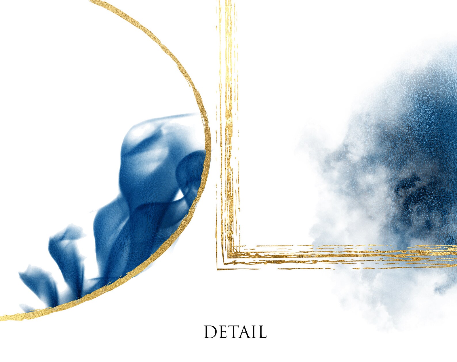 12 PNG Navy Blue Gold Frames Gold and Blue Design Elements | Etsy