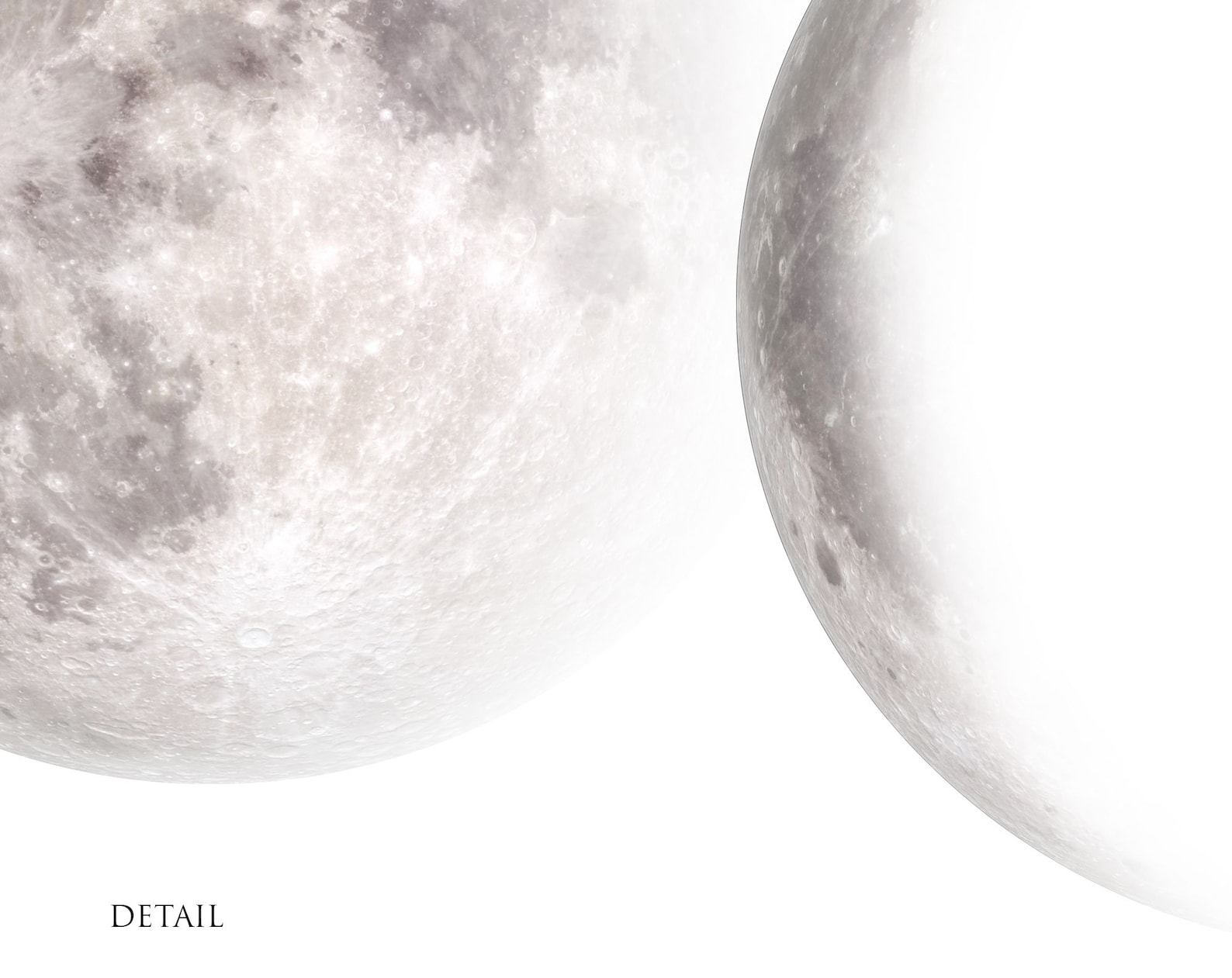 15 PNG Digital White Moon, Instant Download, Design Elements, Moon ...