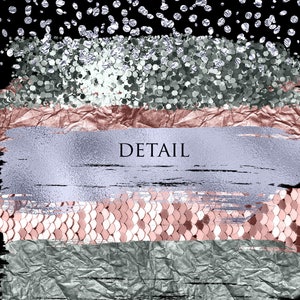 PNG Files, 9 Brush Strokes in Three Colors, Pink, Silver and Violet ...