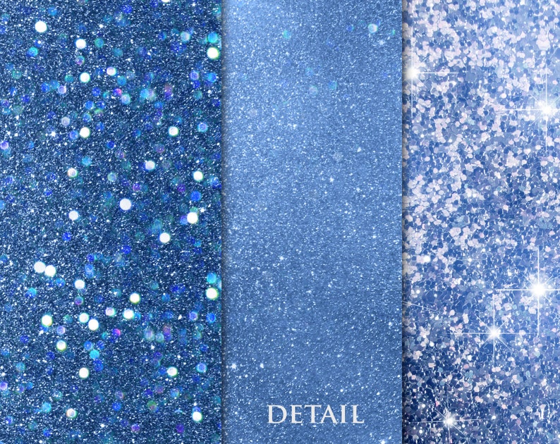 12 Winter Blue Digital Paper, Abstract Background, Digital Textures ...