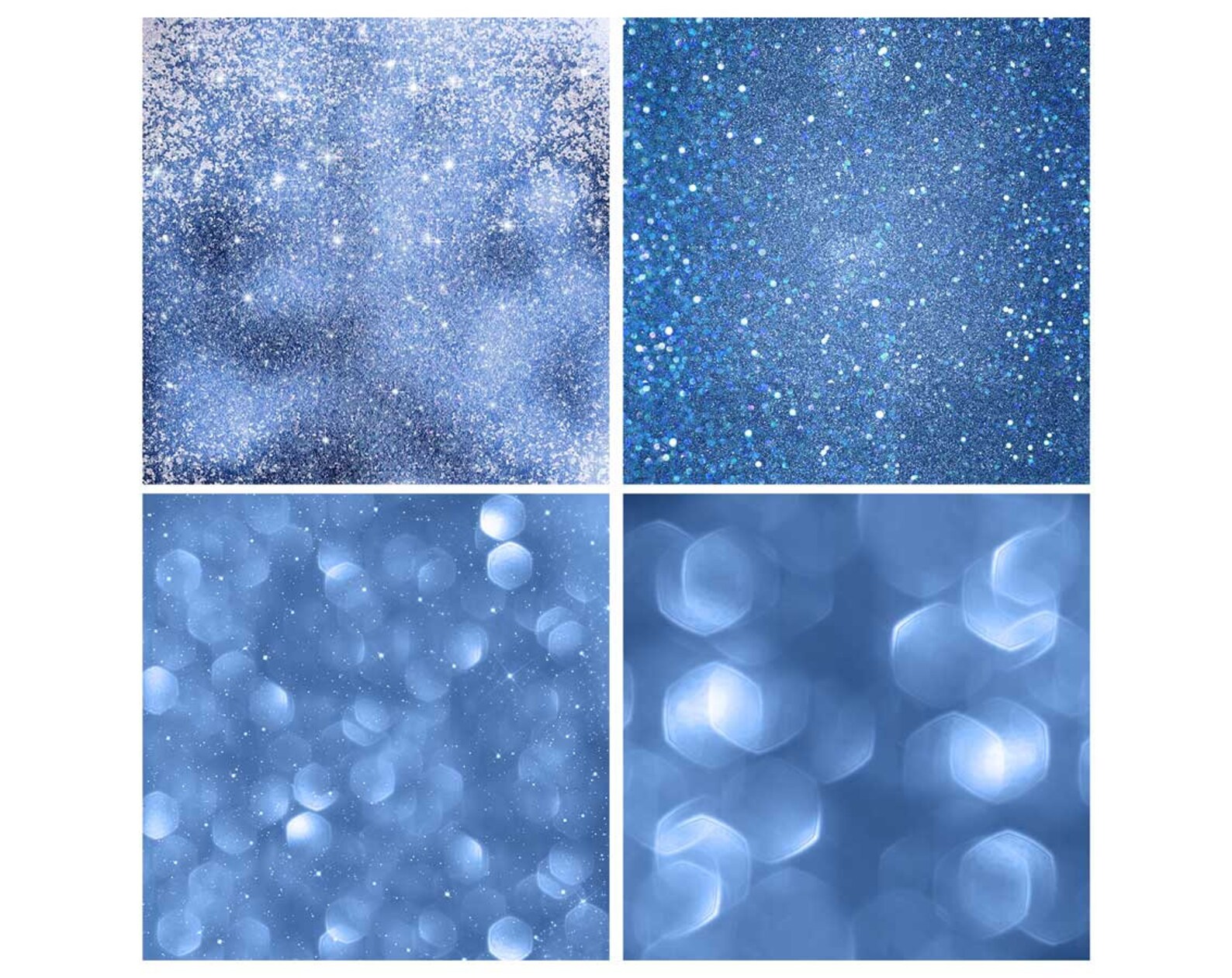 12 Winter Blue Digital Paper Abstract Background Digital | Etsy