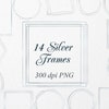 16 Pearl Frames, Digital Pack, Instant Download, Design Elements, Pearl ...