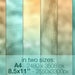 Teal and Orange Digital Paper Pack, Metallic Paper Texture, Background ...