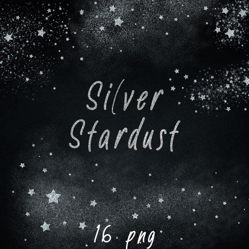 Silver Moon Clipart Instant Download Design Elements Moon - Etsy