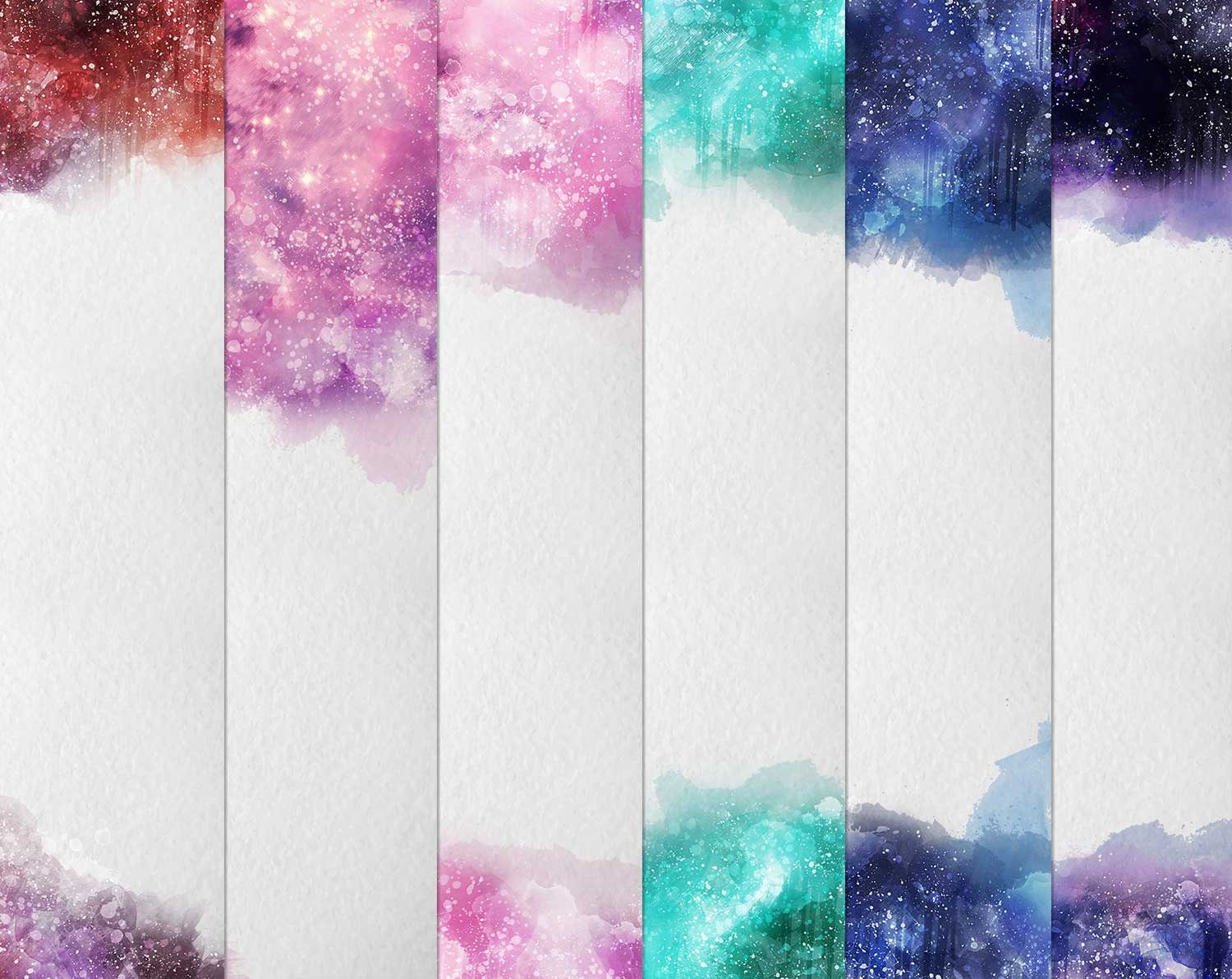 12 Digital Abstract Papers, Digital Paper Pack, Multicolored ...