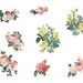 16 PNG Vintage Roses Bouquets, Floral Clip Art, Botanical Illustrations ...