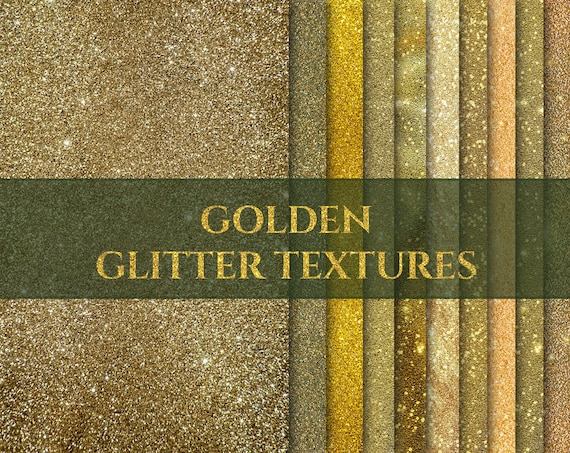 Golden glitter digital paper pack Gold paper texture Golden | Etsy