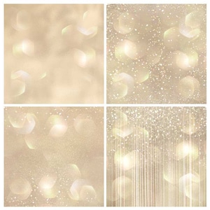 12 Champagne Color Digital Paper, Abstract Background, Sweet Textures ...