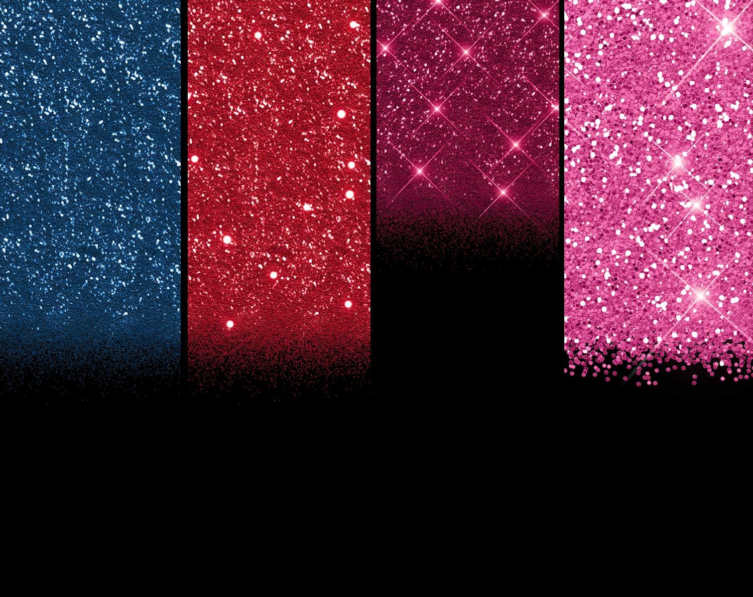 16 Color Glitter borders Overlay Digital pack Instant | Etsy