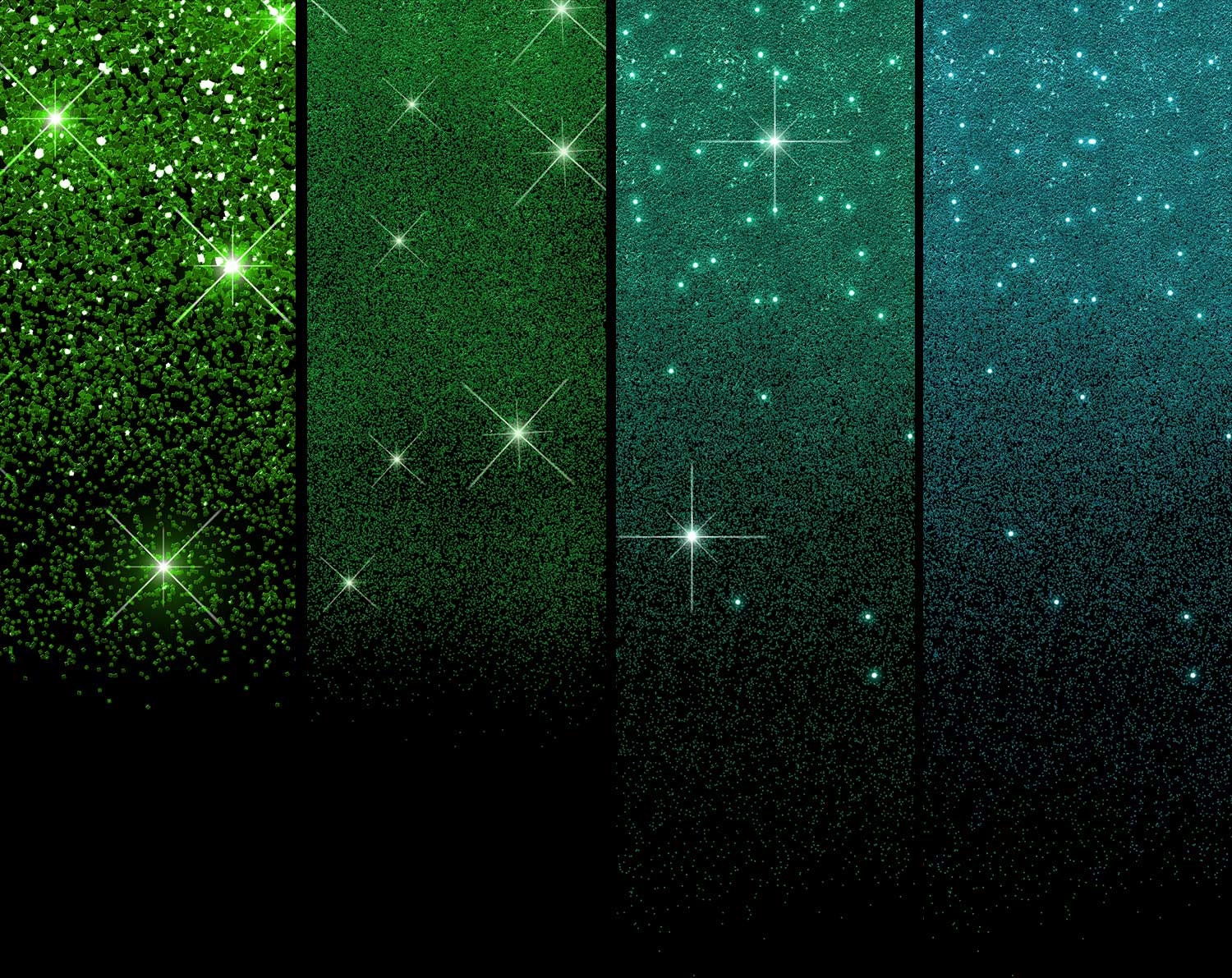 16 Color Glitter borders Overlay Digital pack Instant | Etsy