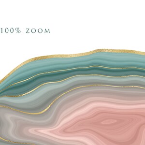 16 PNG Digital Agate Borders With Gold Veins, Clip Art, Digital Agate ...