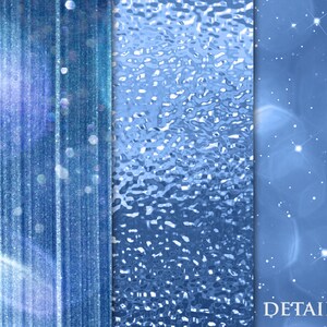 12 Winter Blue Digital Paper, Abstract Background, Digital Textures ...