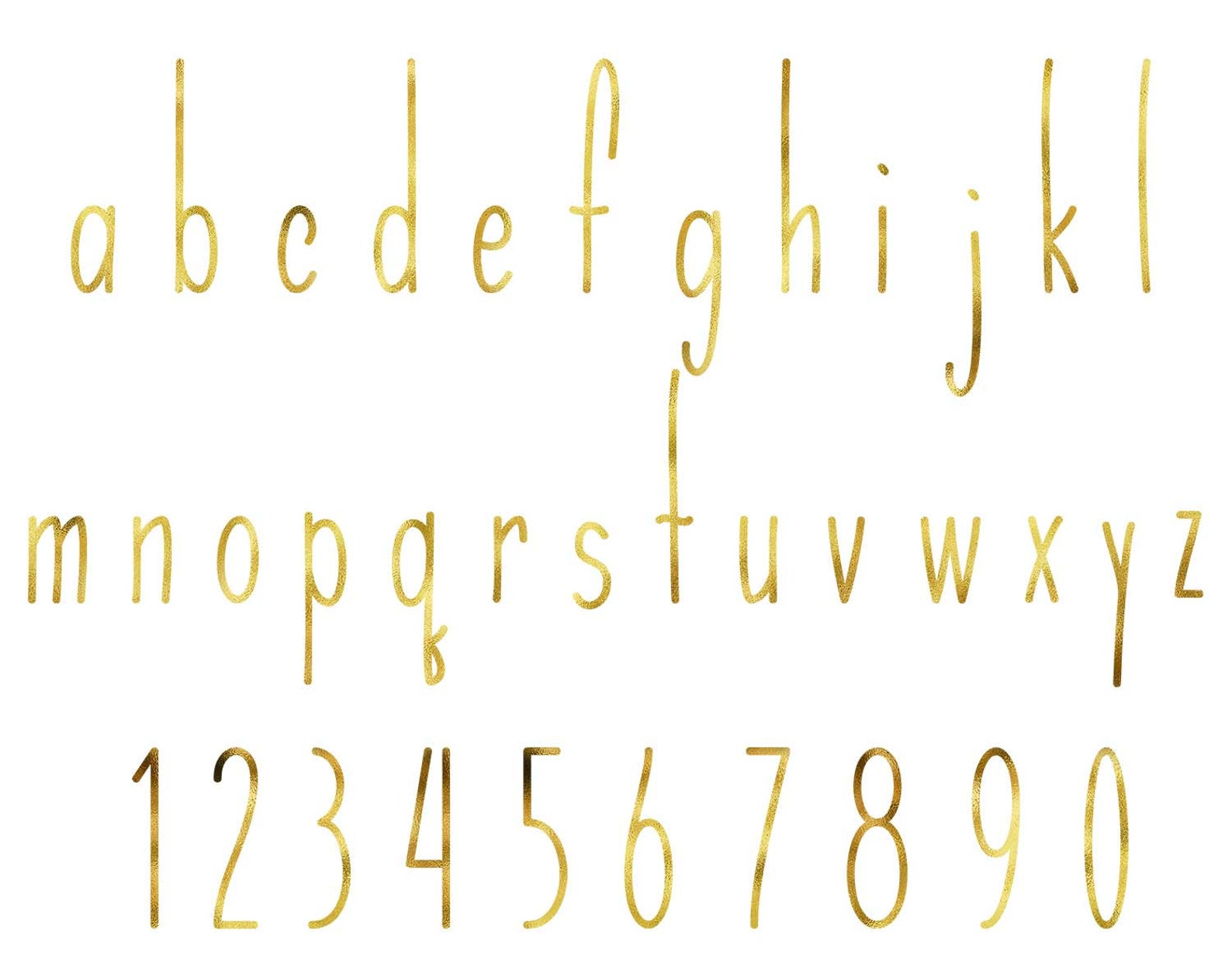 Clip-art Gold Letters PNG Gold Alphabet Golden Digital - Etsy
