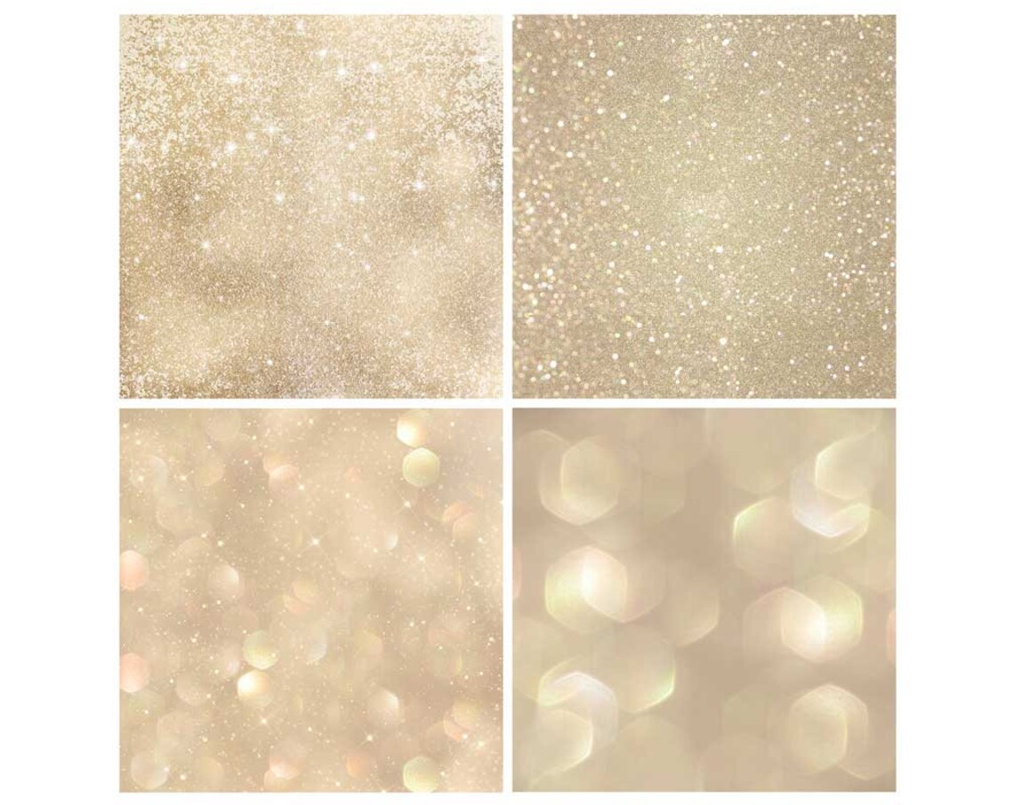12 Champagne Color Digital Paper, Abstract Background, Sweet Textures ...