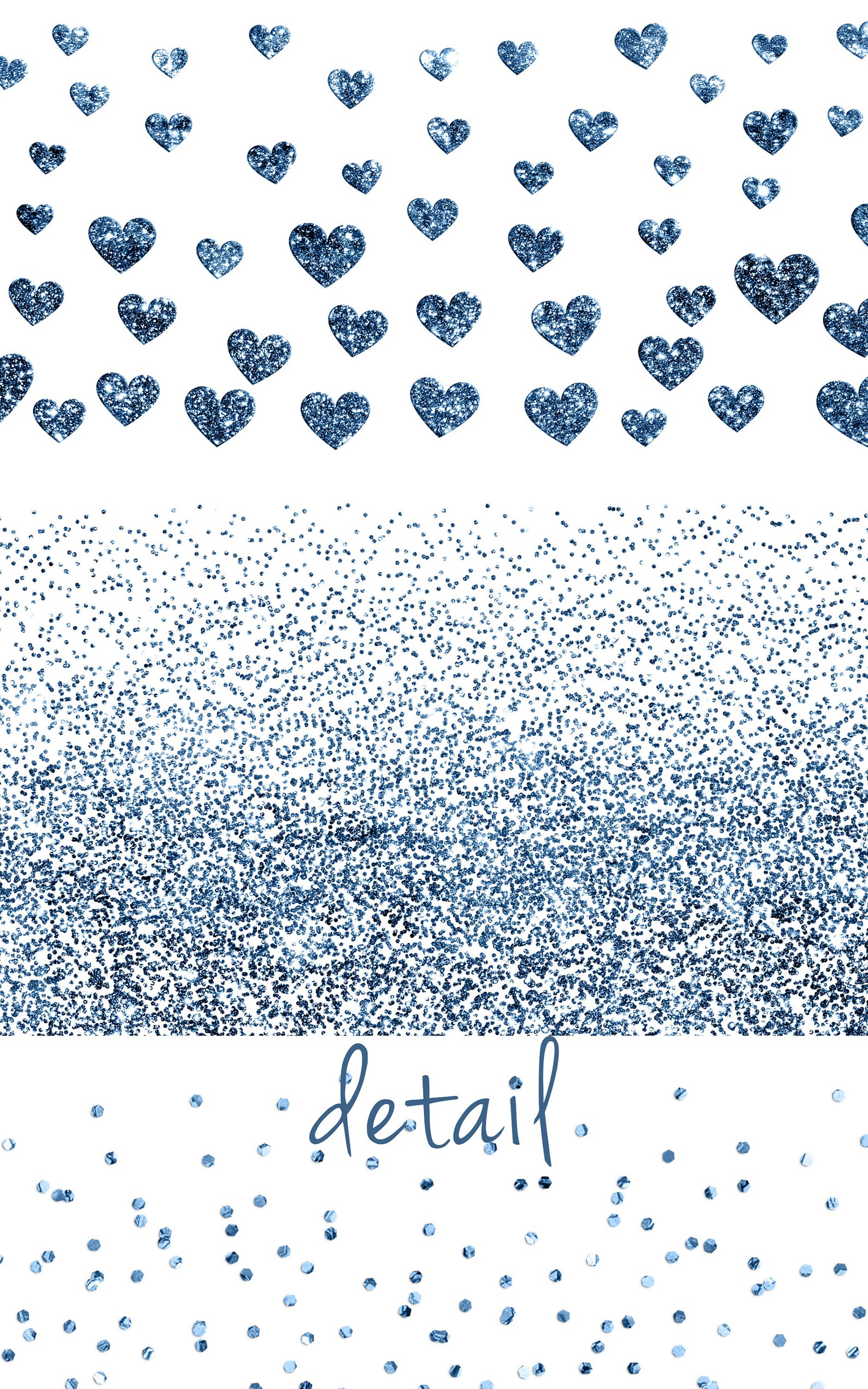 16 Blue Glitter Borders Border Overlays Digital Files - Etsy