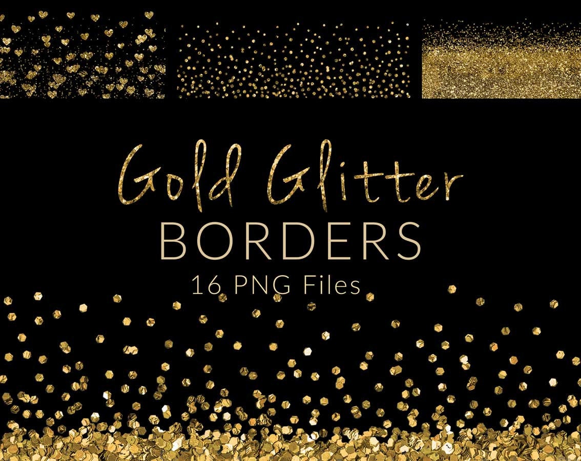 Black And Gold Page Borders