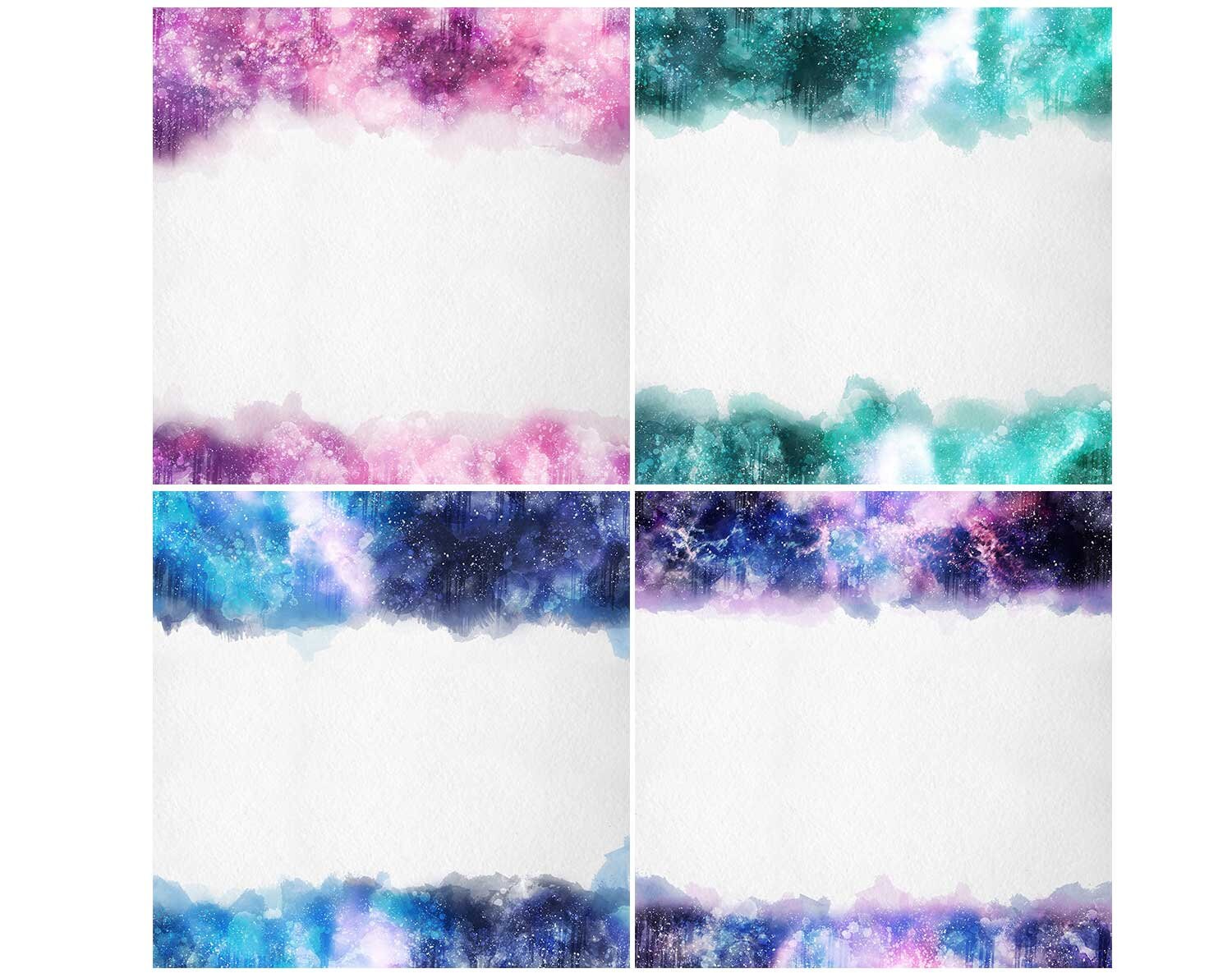 12 Digital Abstract Papers, Digital Paper Pack, Multicolored ...