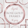 10 Gold Frames PNG, Gold Clipart, Gold Frames, Gold Wedding Frames ...