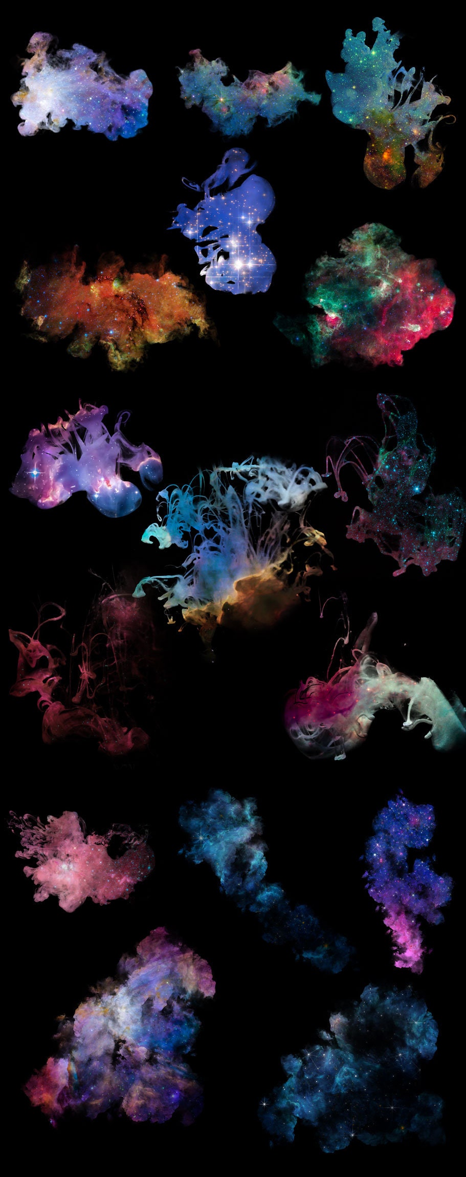 16 Nebula Clip Art Instant Download Digital Files Space | Etsy