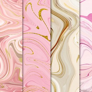 12 Digital Abstract Swirl Papers, Abstract Background, Pastel Textures ...