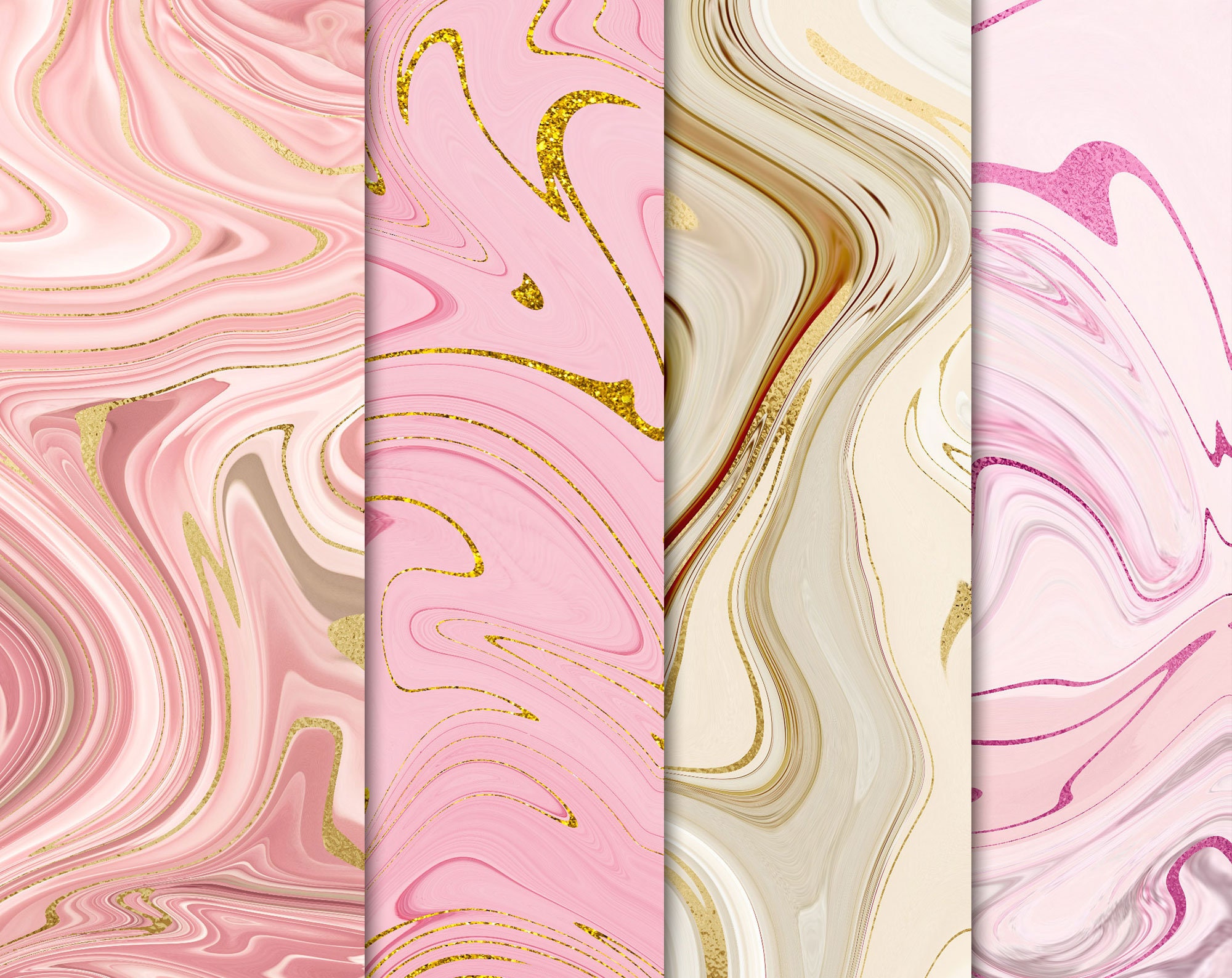 12 Digital Abstract Swirl Papers Abstract Background Pastel - Etsy