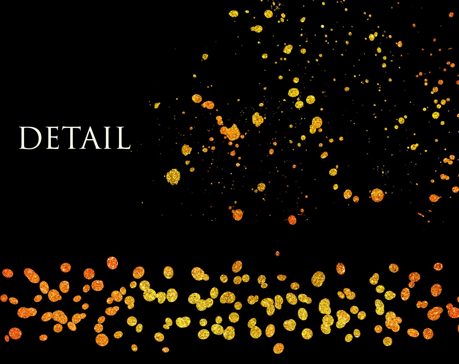 16 PNG Digital Yellow Paint Splatters Yellow Orange Glitter - Etsy