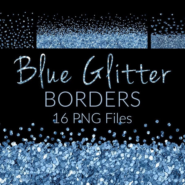 Glitter Blue - Etsy