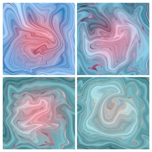 12 Digital Abstract Swirl Papers, Abstract Background, Ombre Textures ...