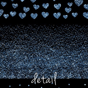 16 Blue Glitter Borders, Border Overlays, Digital Files, Instant ...