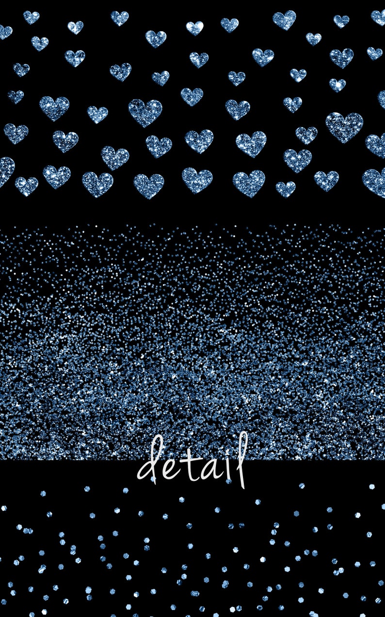 16 Blue Glitter Borders Border Overlays Digital Files - Etsy