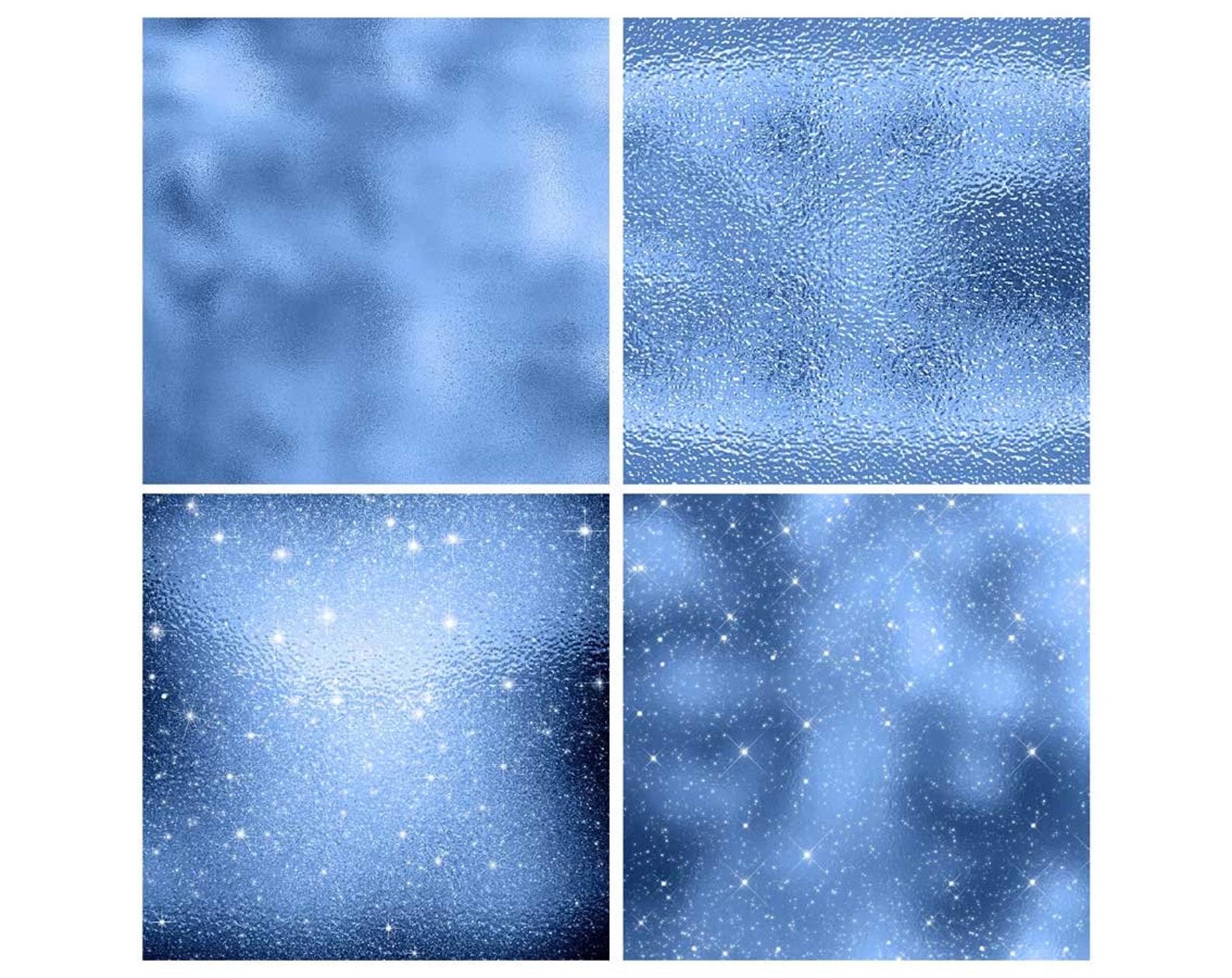 12 Winter Blue Digital Paper Abstract Background Digital | Etsy