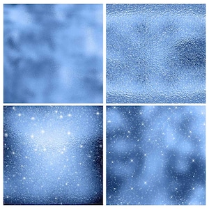 12 Winter Blue Digital Paper, Abstract Background, Digital Textures ...