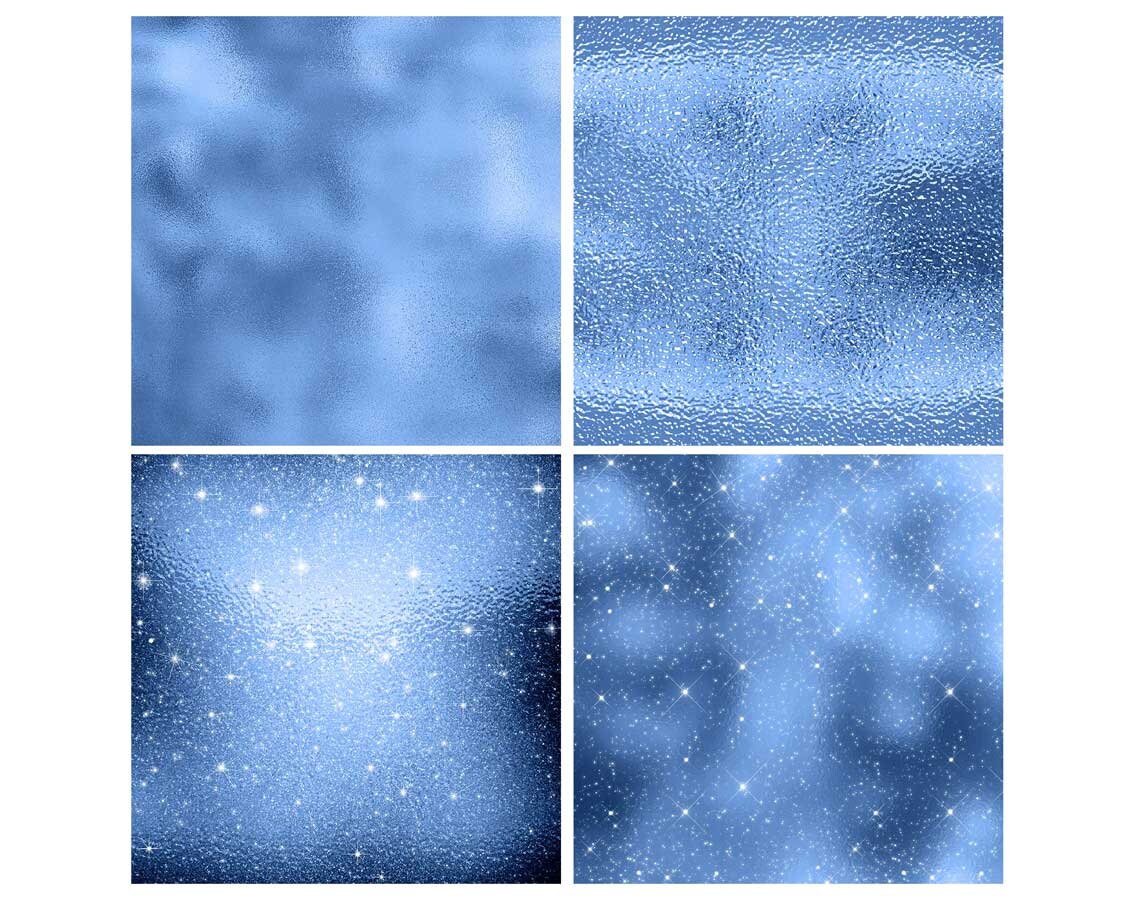 12 Winter Blue Digital Paper Abstract Background Digital | Etsy