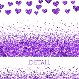 16 Purple Glitter Borders, Border Overlays, Digital Files, Instant ...
