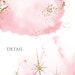 16 PNG Digital Pink Watercolor Washes and Brush Strokes With Gold Foil ...