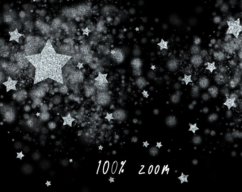 16 PNG Digital Silver Stardust Instant Download Design - Etsy