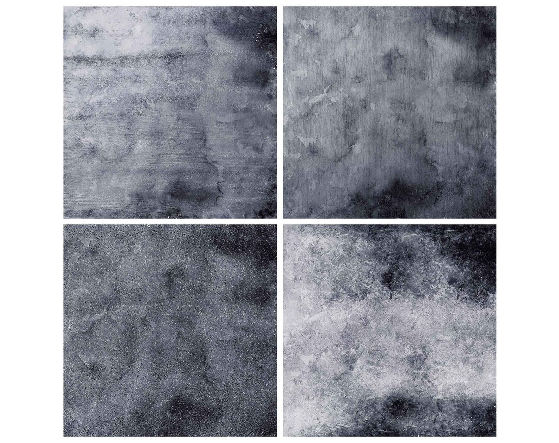 12 Digital Gray Papers Abstract Background Gray Textures - Etsy