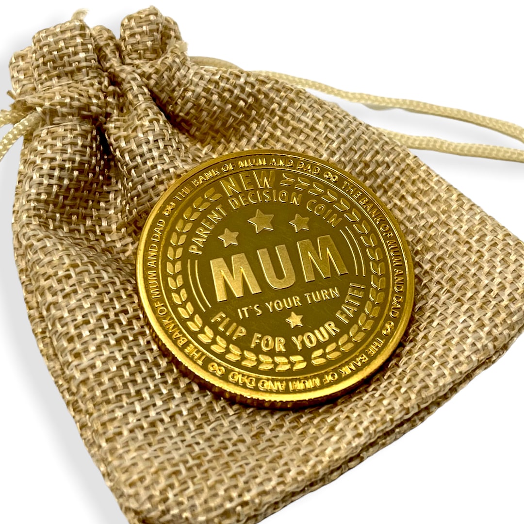 New Parent Decision Coin | Gift for Parents of Newborn Baby | Quality ...