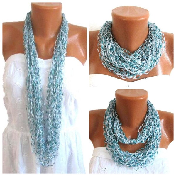 Infinity Knit Scarf - Etsy