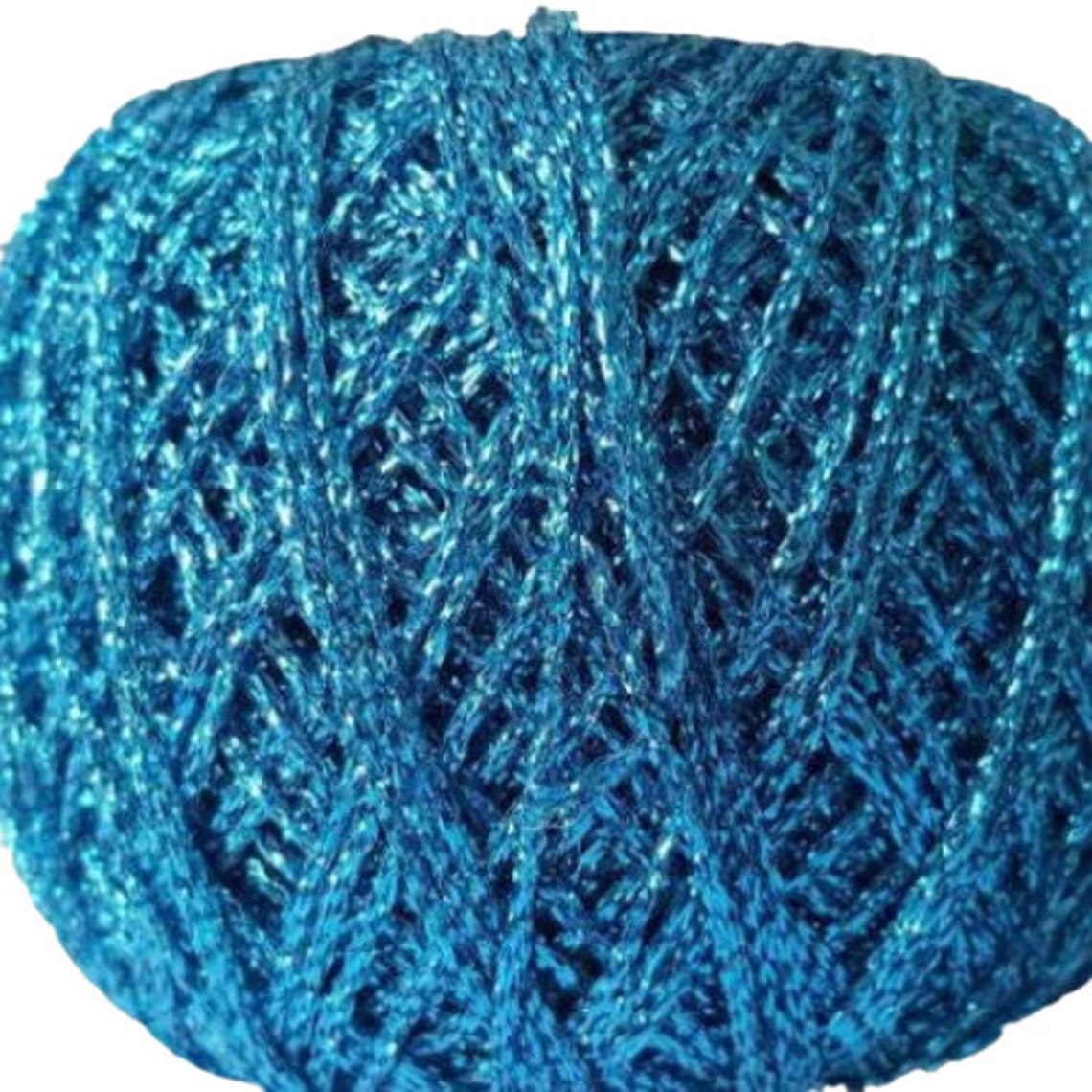 Metallic Lurex Yarn for Decoration, Thin Shiny Art Yarn, Christmas's ...