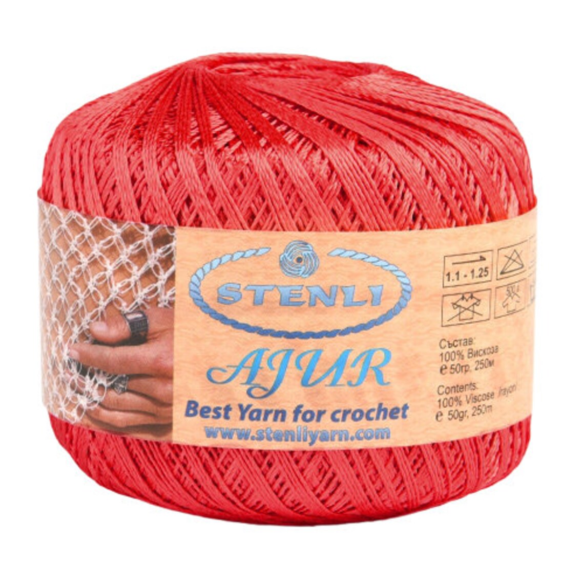 6 Balls Viscose Rayon Silk Yarn for Crochet and Knitting | Etsy